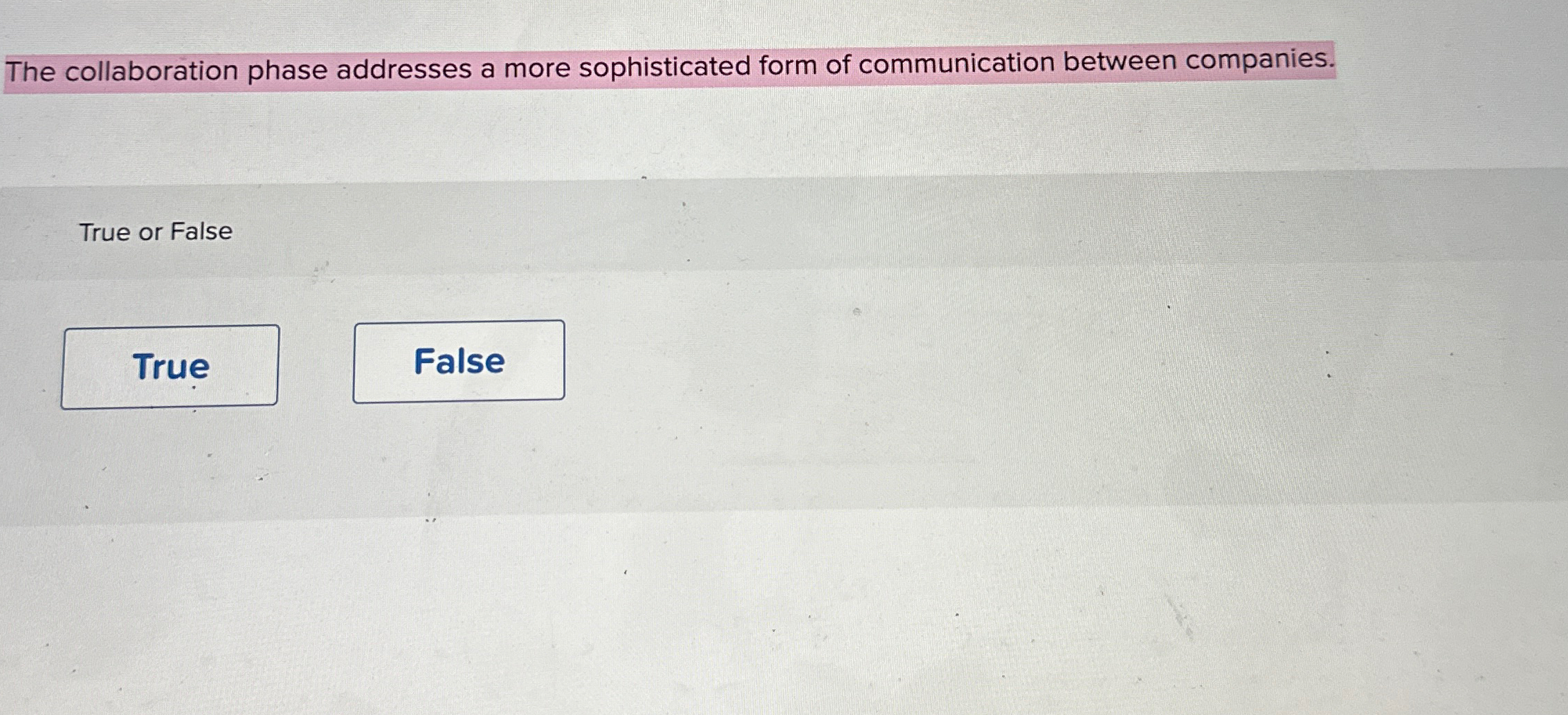 Solved The collaboration phase addresses a more | Chegg.com