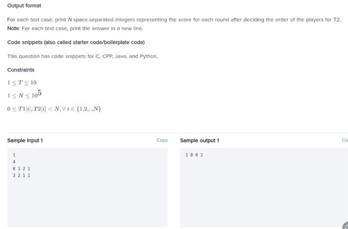 Solved in Python3, kindly consider the constraints as | Chegg.com