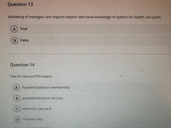 Solved Capitation is a payment system based on hospital | Chegg.com
