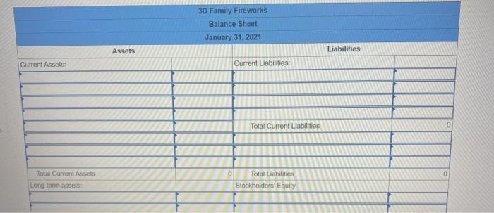 Solved it is asking for a complete balance sheet based off | Chegg.com