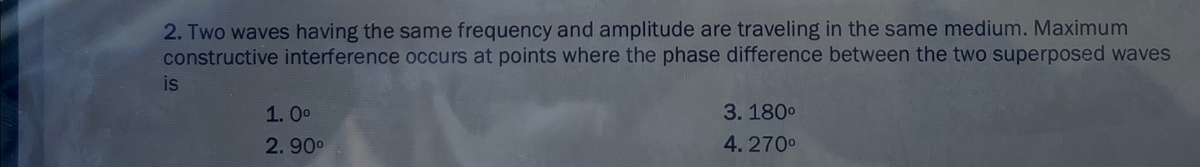 Solved Two waves having the same frequency and amplitude are | Chegg.com