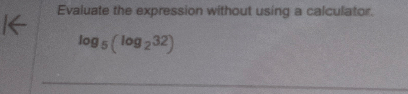 Solved Evaluate the expression without using a | Chegg.com