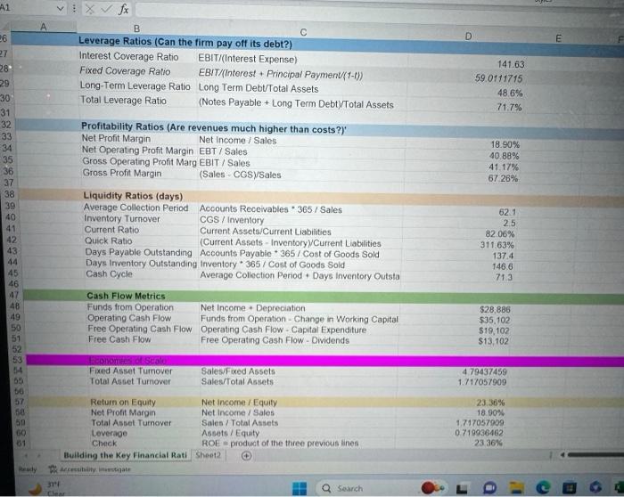 After taking a good look at the balance sheet and 10K | Chegg.com