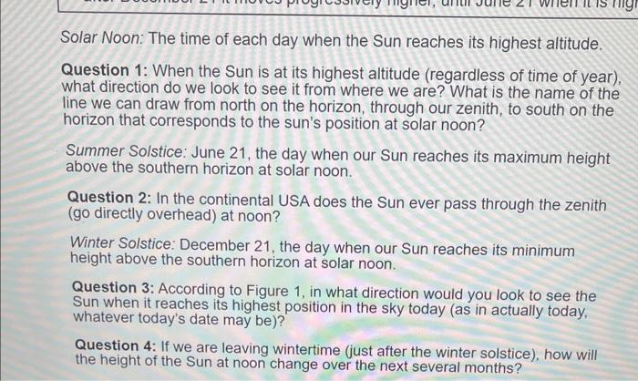 Solved Figure 1: The sky as seen from the continental USA | Chegg.com