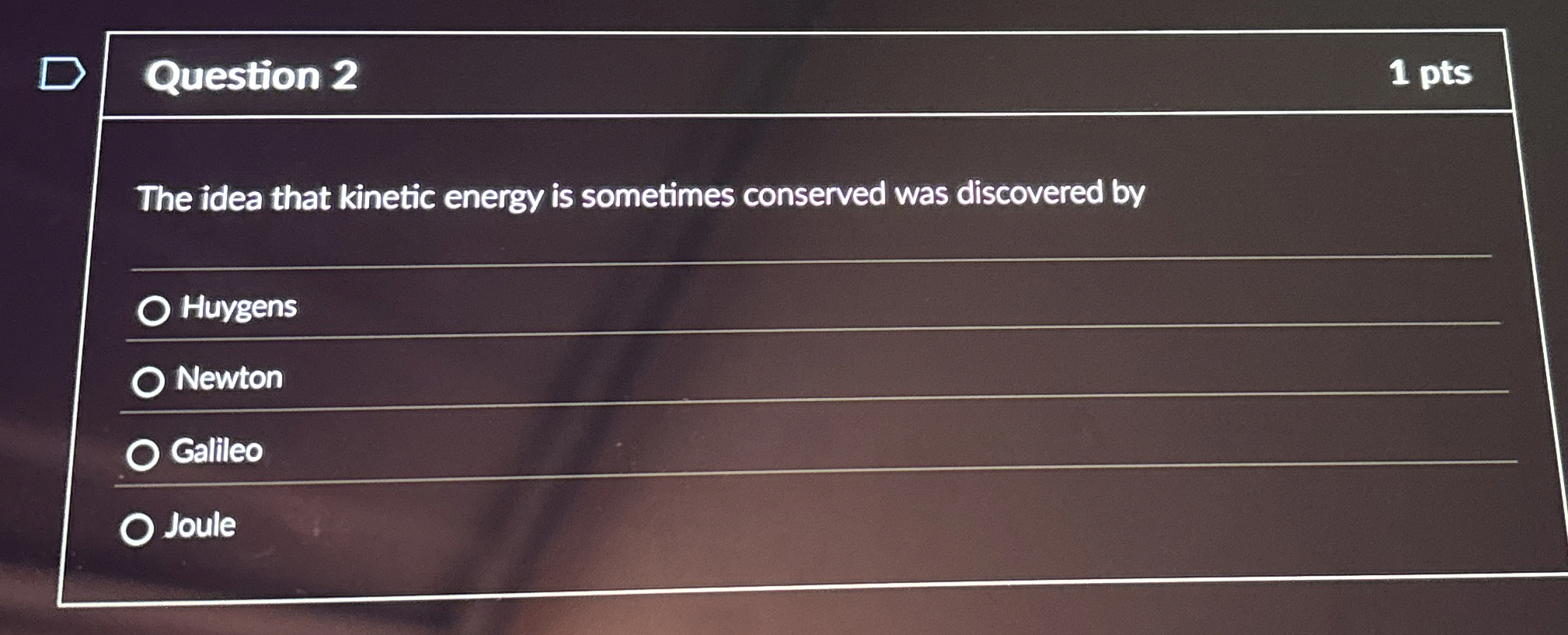 Solved Question 21 ﻿ptsThe idea that kinetic energy is | Chegg.com