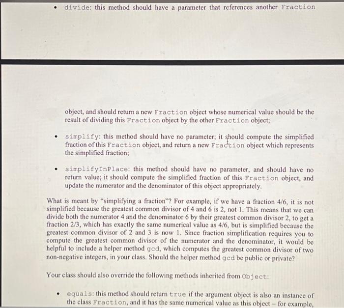 Solved In this problem, you will define a Java class | Chegg.com