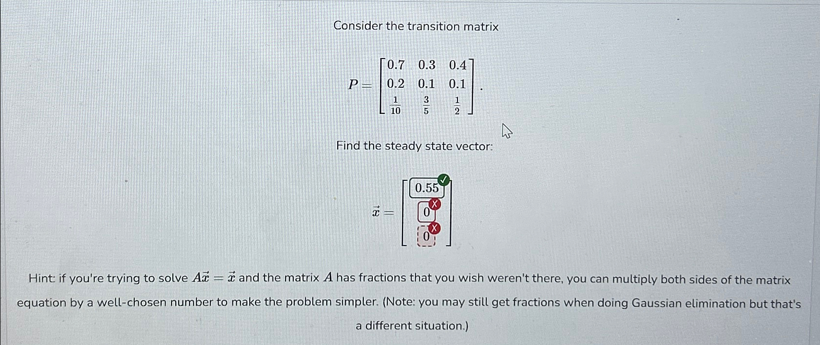 Solved Consider the transition | Chegg.com