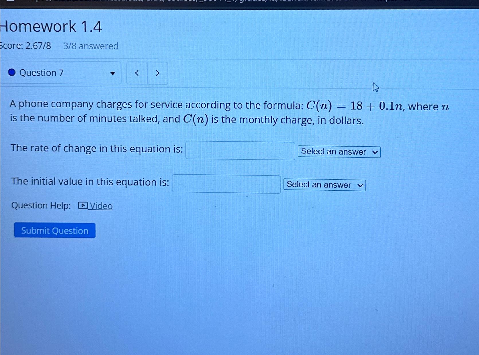 Solved Homework 1 4score 2 678 38 ﻿answeredquestion 7a