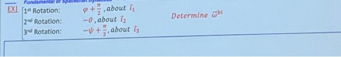 Solved ExI [11x Rotation: φ+2π, about i12nd Rotation: −θ, | Chegg.com
