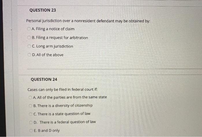 Solved QUESTION 21 Common law is A. Judge made laws that | Chegg.com