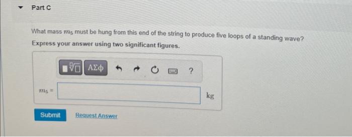 Solved One end of a horizontal string of linear density | Chegg.com