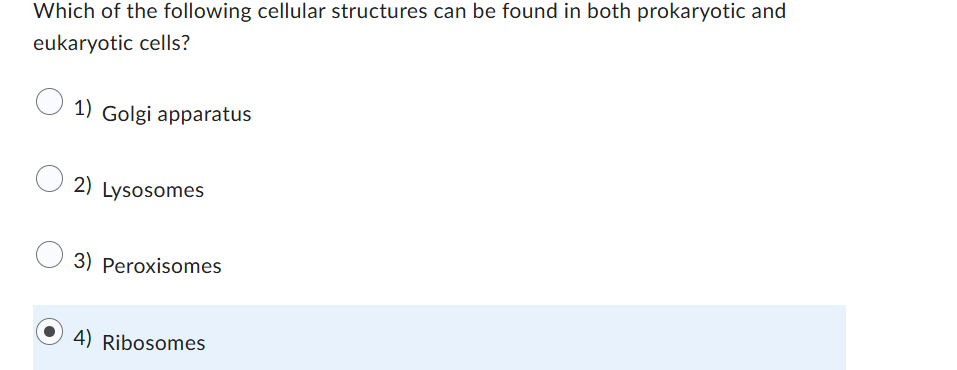 Solved Which of the following cellular structures can be | Chegg.com