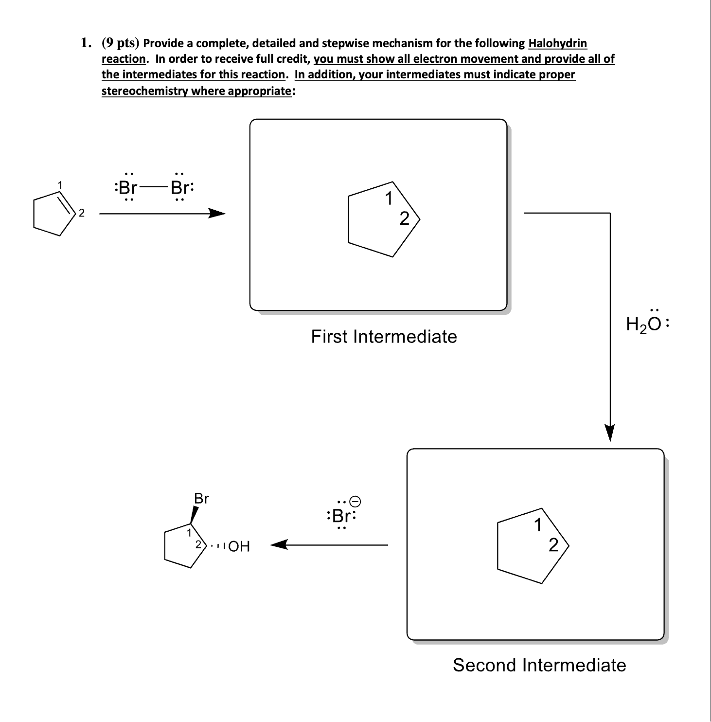 Solved Provide a complete, detailed and stepwise mechanism | Chegg.com
