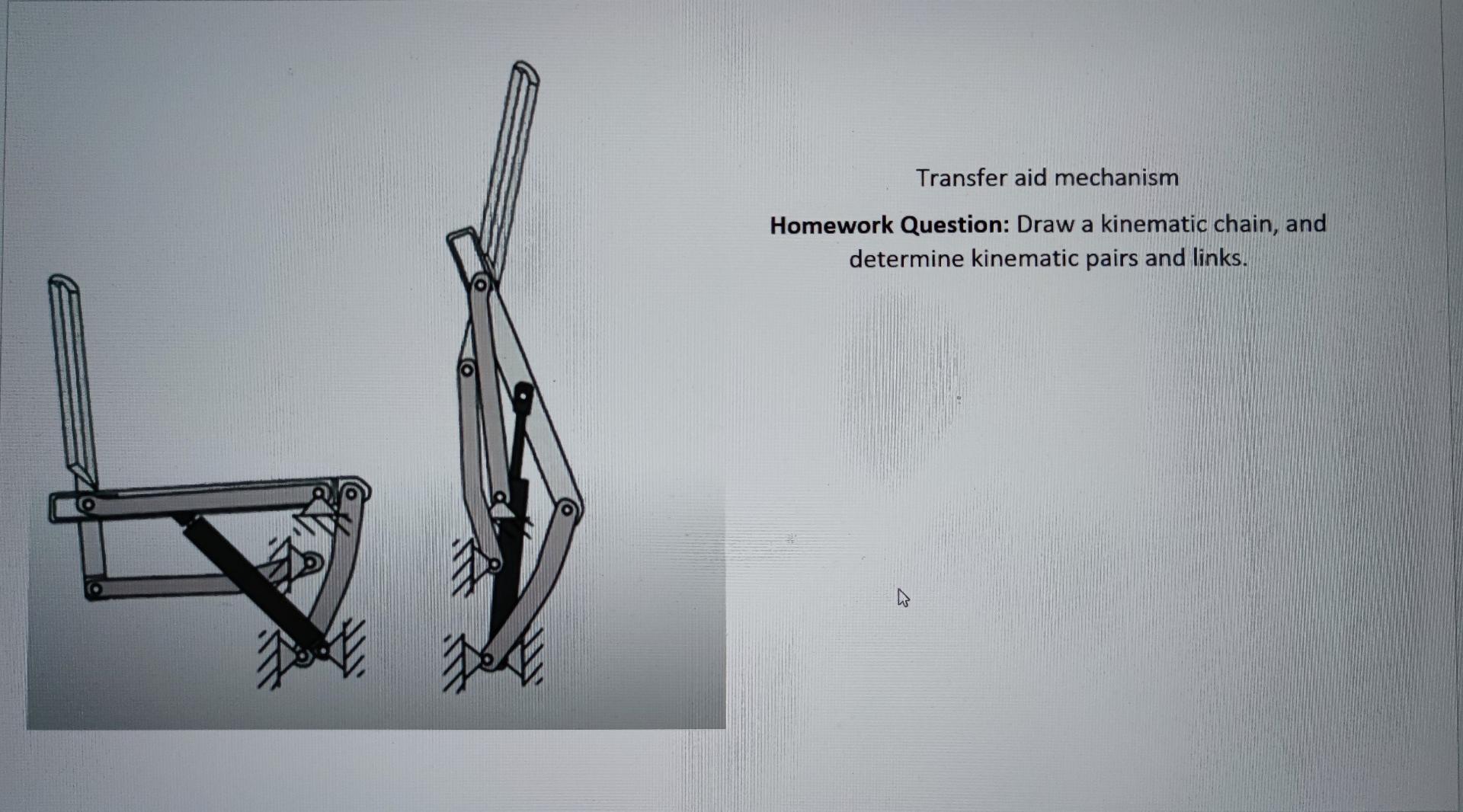 Solved Transfer aid mechanism Homework Question: Draw a | Chegg.com