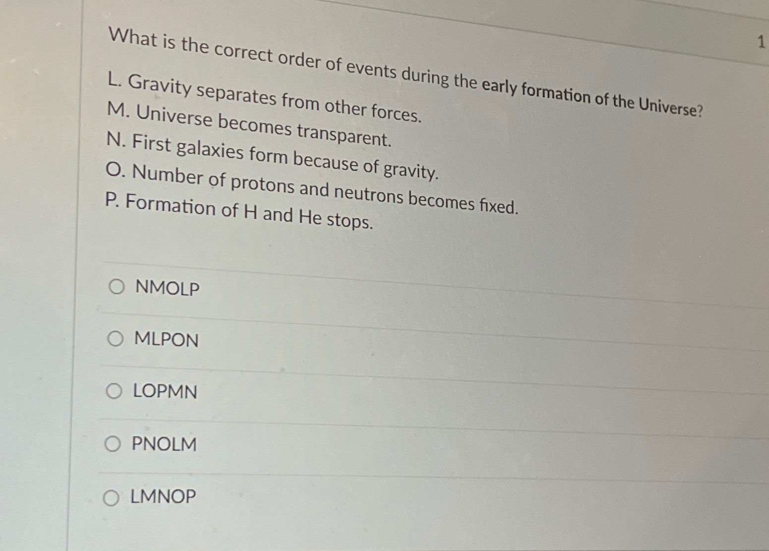 Solved What is the correct order of events during the early | Chegg.com