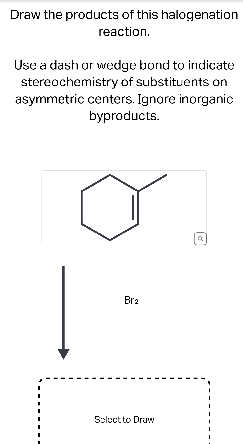 Solved Draw the products of this halogenation reaction. Use | Chegg.com