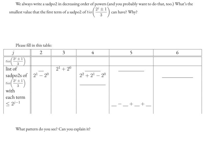 Solved Every number can be written as a sum of powers of 2 | Chegg.com