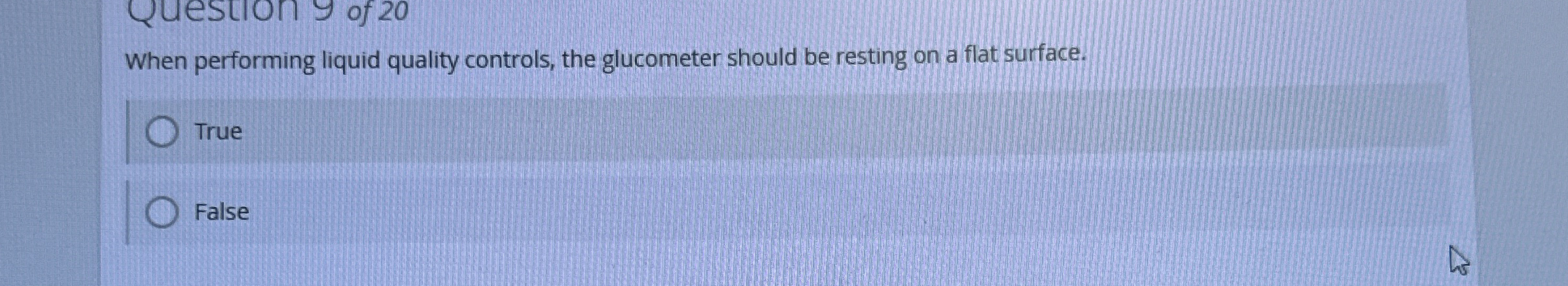 High Quality SOLUTION When performing liquid quality controls, the ...