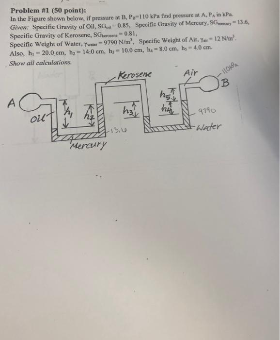 Solved Problem #1 (50 point): In the Figure shown below, if | Chegg.com