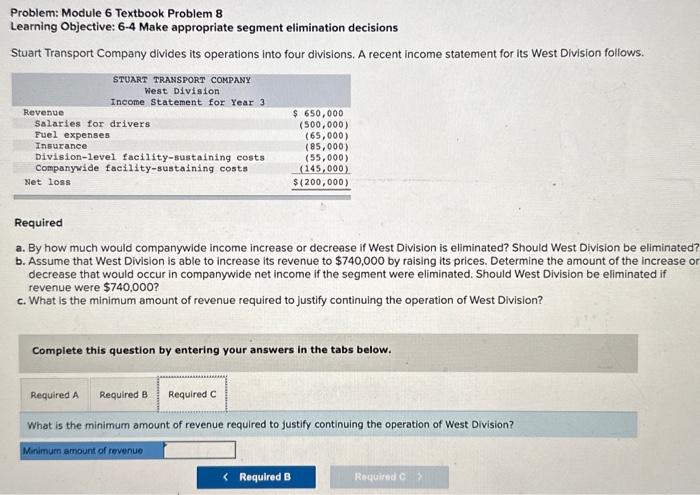 Solved Problem: Module 6 Textbook Problem 8 Learning | Chegg.com