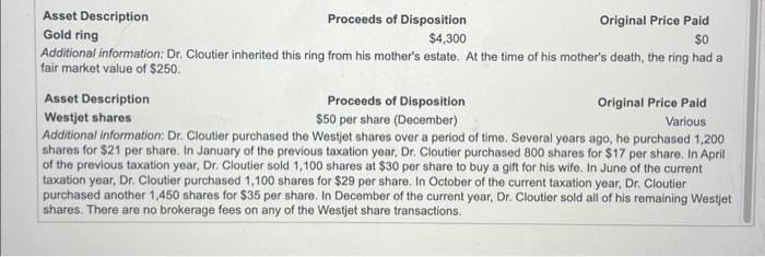 De. James Cloutier is 36 years old and is in the | Chegg.com