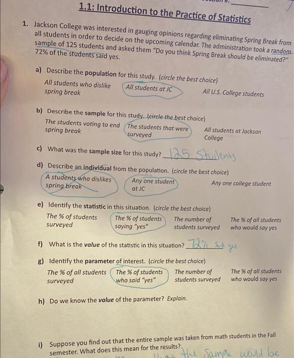 1.1: Introduction to the Practice of Statistics 1. | Chegg.com