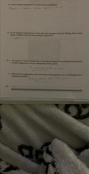 use the soundex coding system and the tables from the | Chegg.com