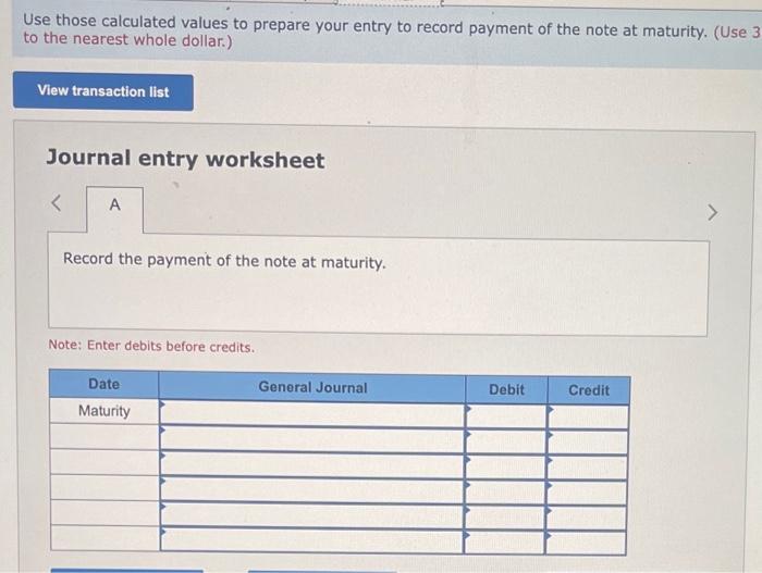 Solved Exercise 9-4 (Algo) Accounting for note payable LO P1 | Chegg.com