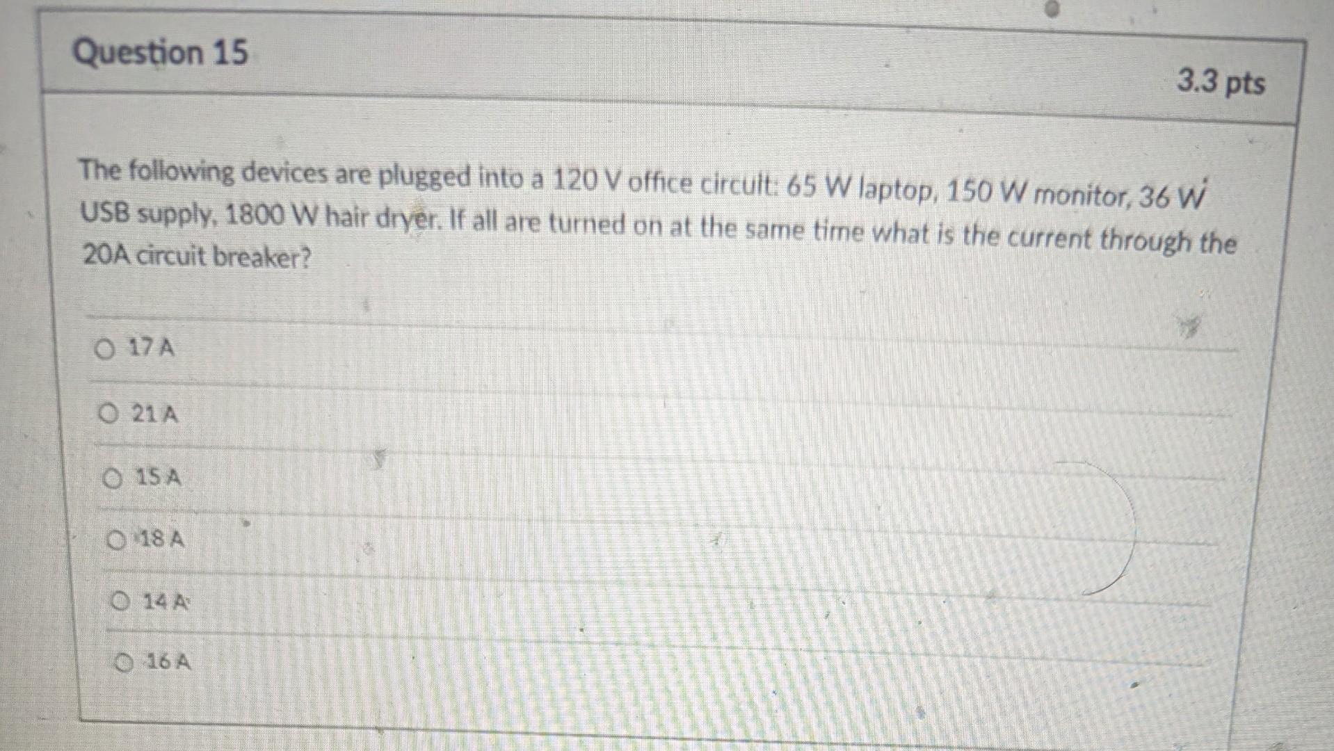 Solved The following devices are plugged into a 120 V office | Chegg.com