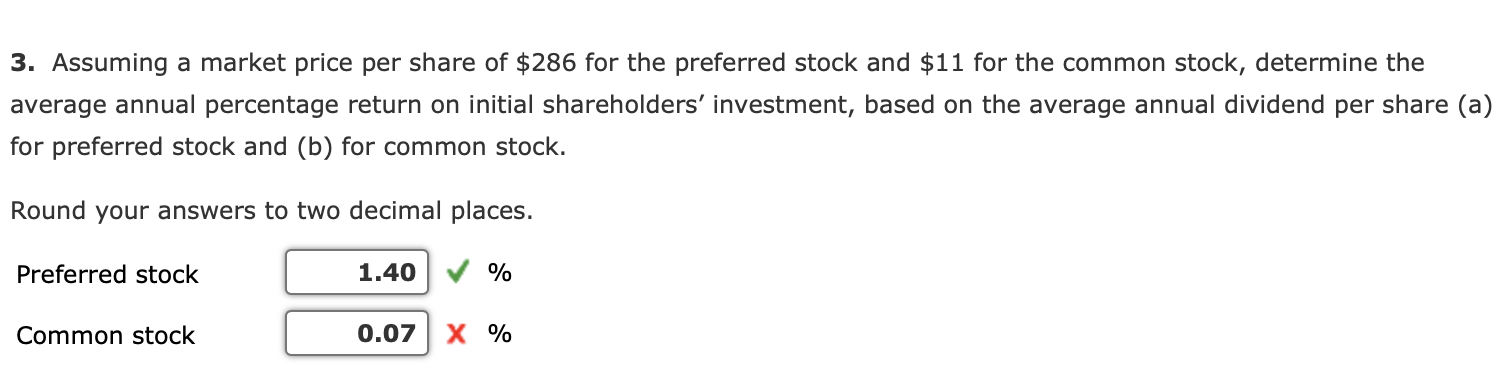 Solved 1. Determine the total dividends and the per-share | Chegg.com