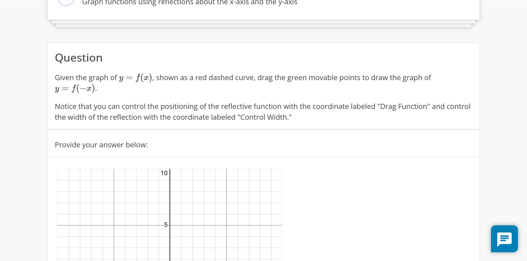 QuestionGiven the graph of y=f(x), ﻿shown as a red | Chegg.com