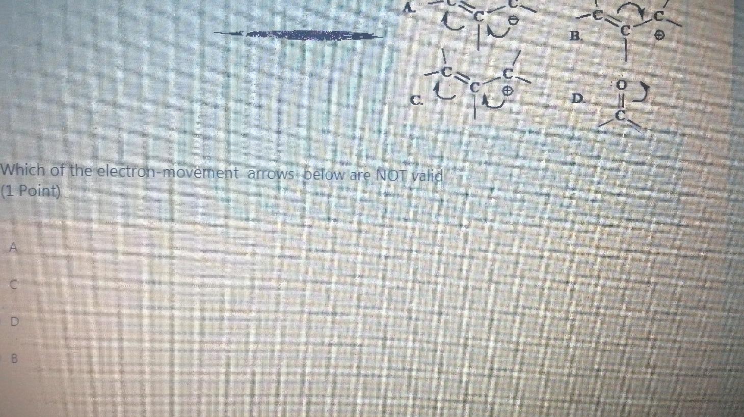 Solved هی کوه - E Which of the electron-movement arrows | Chegg.com