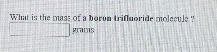 Solved What is the mass of a dioxygen difluoride molecule ? | Chegg.com