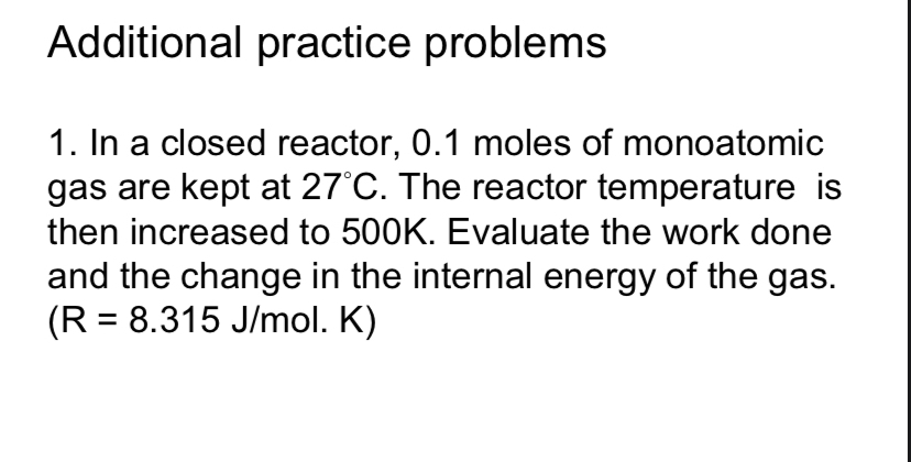 Solved Additional practice problemsIn a closed reactor, 0.1 | Chegg.com