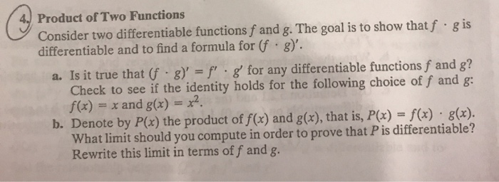Solved 4. Product of Two Functions Consider two | Chegg.com
