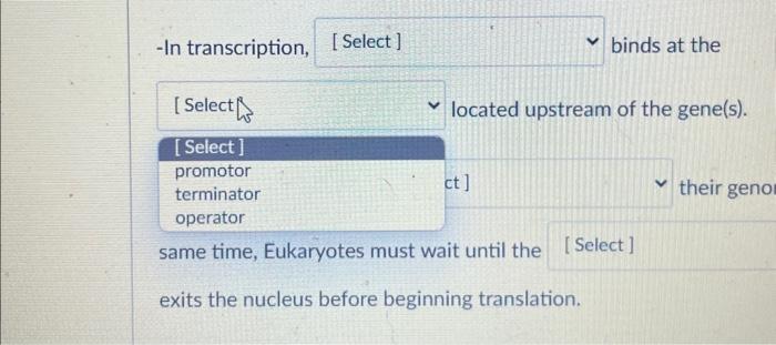 Solved 2. (Multiple drop downs) Please choose the | Chegg.com