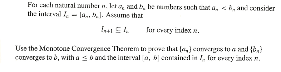 Solved For each natural number n, let an and bn be numbers | Chegg.com