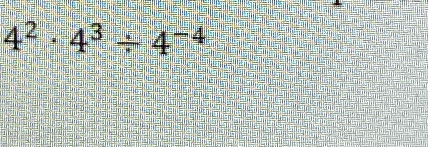 Solved 42*43÷4-4 | Chegg.com