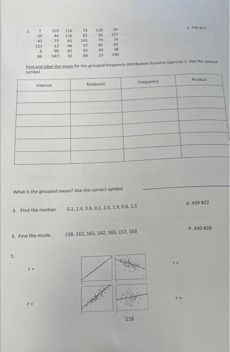 Solved a. Find the mean and label it correctly. b. Using six | Chegg.com