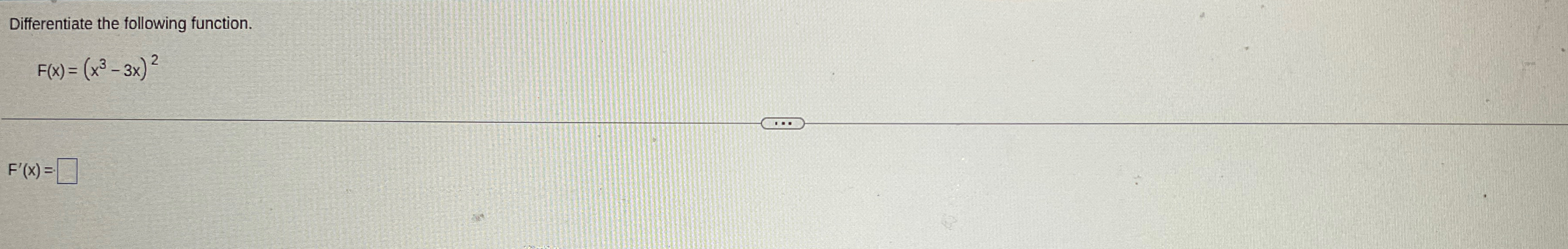 Solved Differentiate the following | Chegg.com