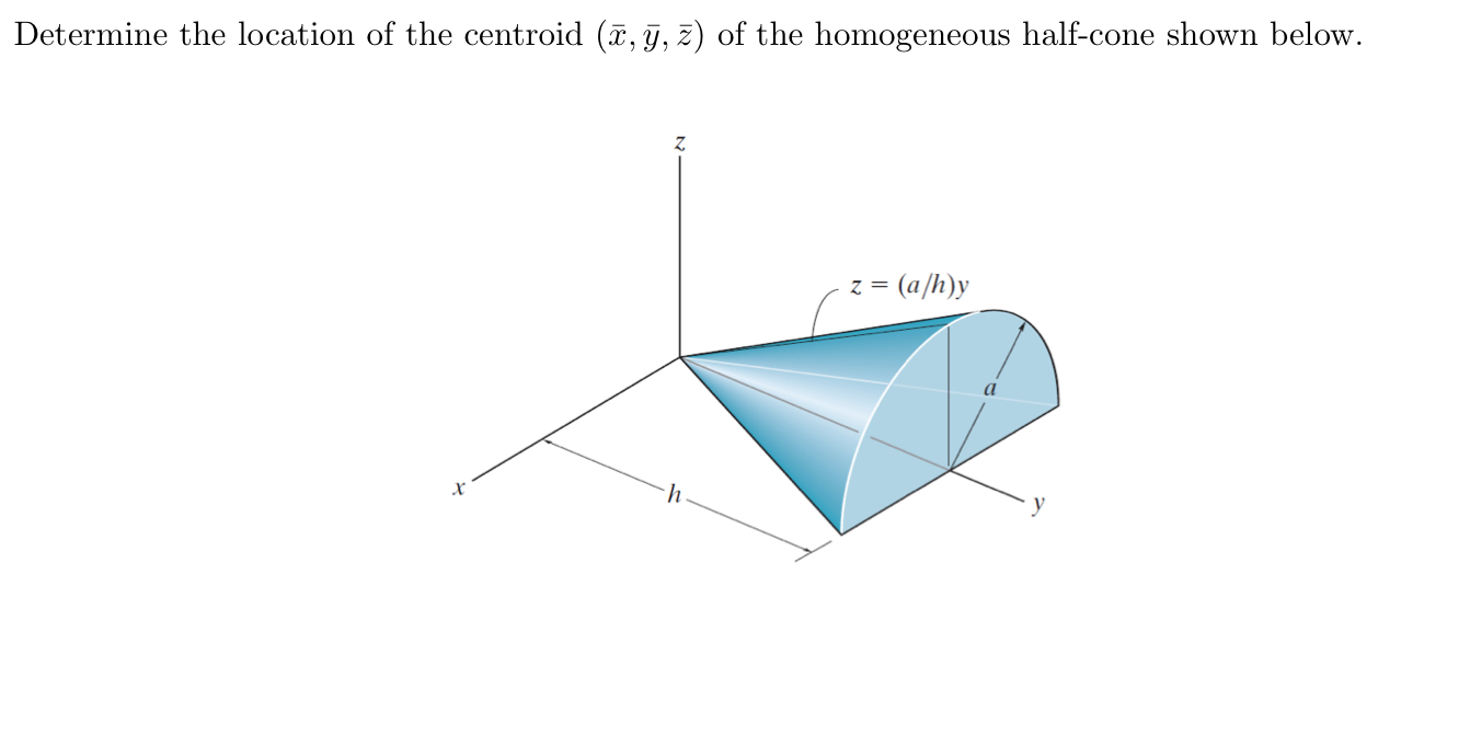 Solved Determine the location of the centroid | Chegg.com