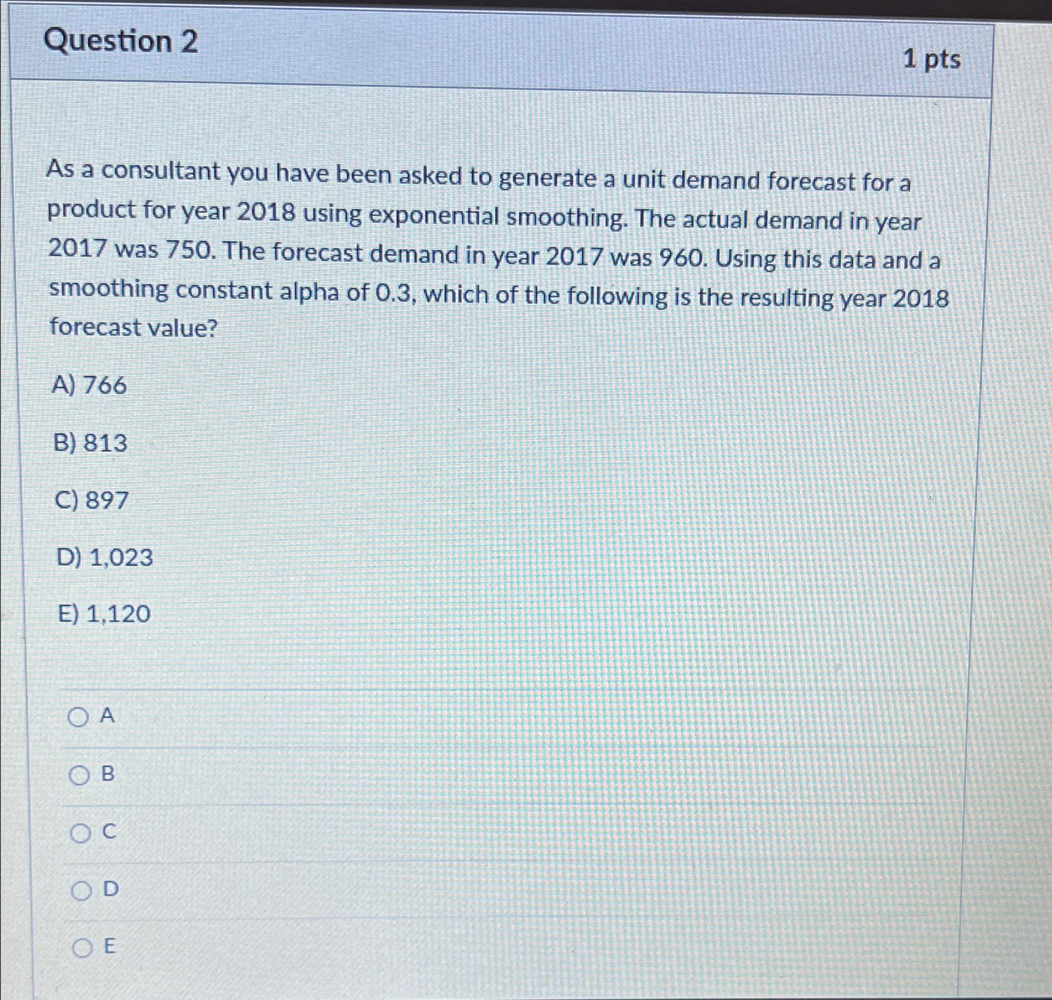 Solved Question 21 ﻿ptsAs a consultant you have been asked | Chegg.com