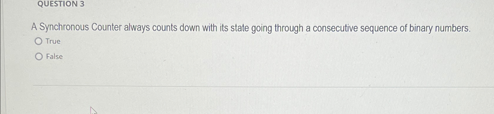 Solved QUESTION 3A Synchronous Counter always counts down | Chegg.com