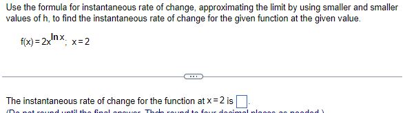 Solved 35. ﻿Use the formula for instantaneous rate of | Chegg.com
