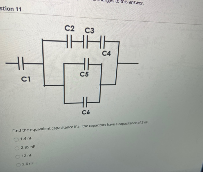 Solved to this answer stion 11 C2 C3 HH C4 HH C5 C1 C6 Find | Chegg.com