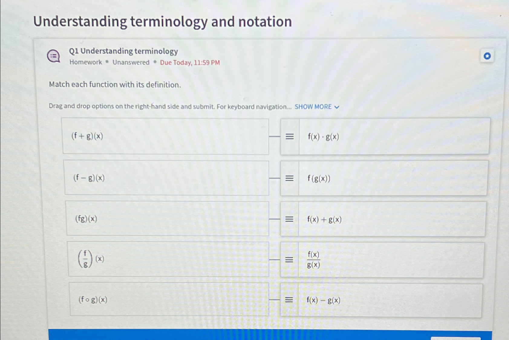 Solved Understanding terminology and notationQ1 | Chegg.com Solved Understanding terminology and notationQ1 | Chegg.com