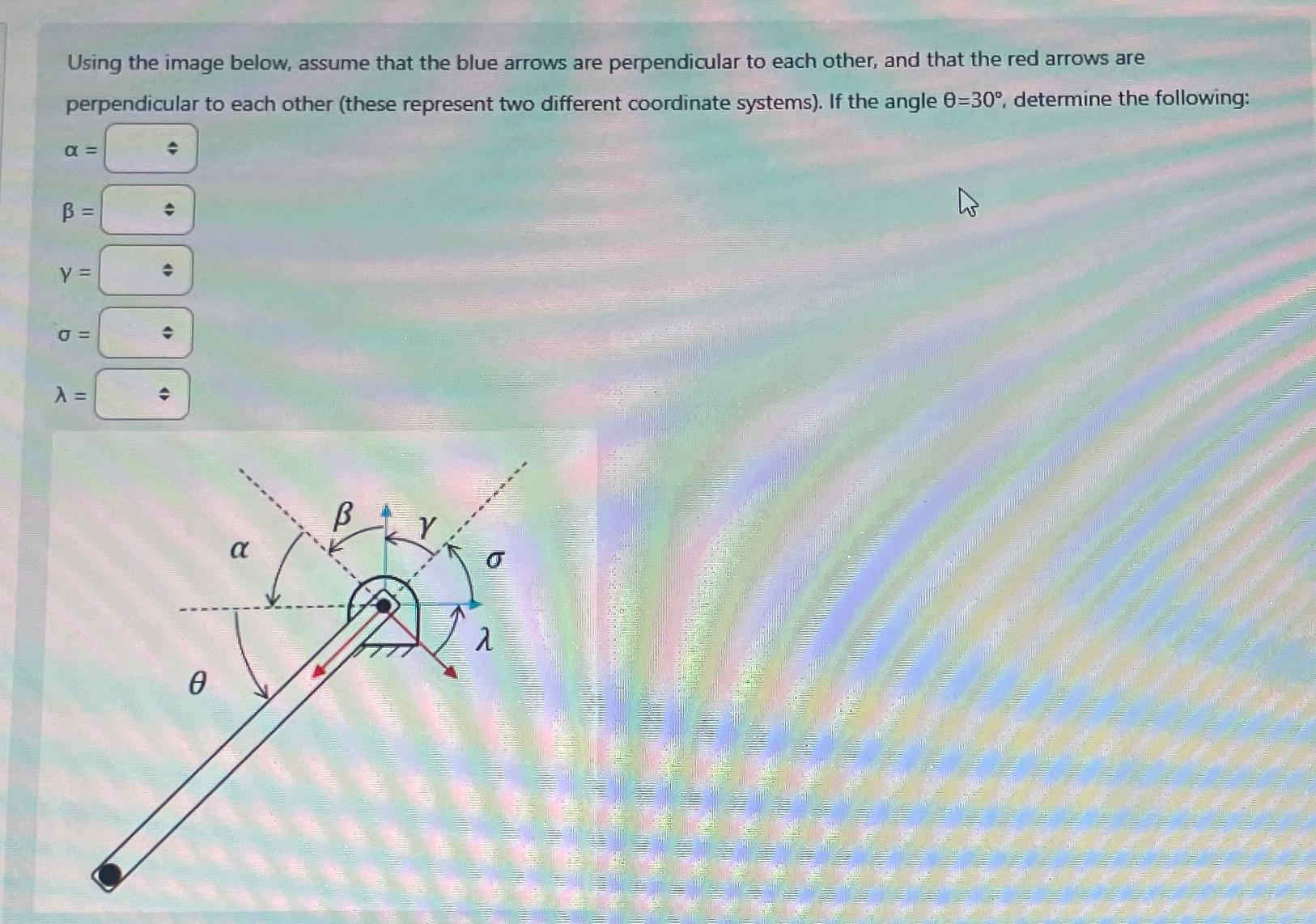 Solved Using the image below, assume that the blue arrows | Chegg.com