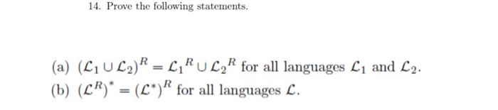 Solved If I is an alphabet, then by the complement L of a | Chegg.com