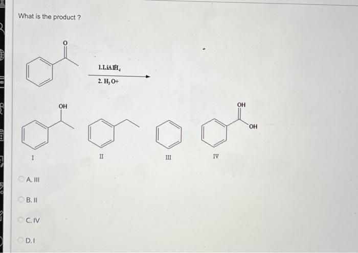 Solved ich of the following be the product of the following | Chegg.com