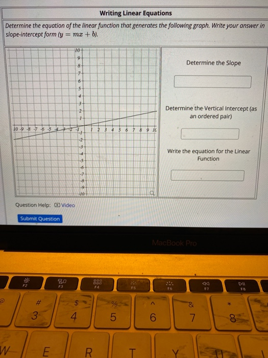 Solved Writing Linear Equations Determine the equation of | Chegg.com